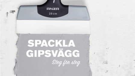 Spackla – Anza Måleriverktyg